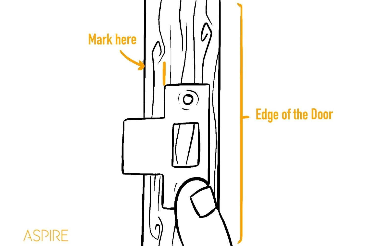 How to fit an internal door latch - Aspire Doors