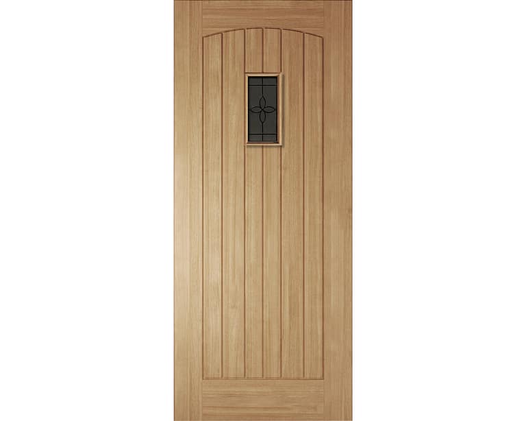 Croft Glazed Unfinished Oak 78x30 Front Door | Aspire Doors